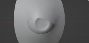 3Dモデルのまぶたをボーンで作る【Blender】 - Overtop